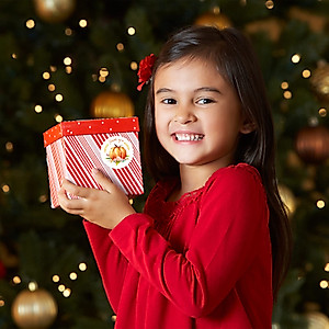 Thank You Pumpkin Label Stickers Roll, 1.5 inch 500 Pcs Cute Fall Fun Stickers for Thanksgiving Day, Round Seal Pumpkin Stickers for Goodie Bags Gift Favors Box Cards Decorations