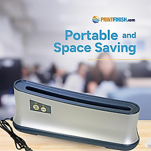 Printfinish PrintFinish Desktop Thermal Binding Machine for Binding Sheets into Professional Looking Books, presentations, notebooks - Handles up to 200 Sheets and 13'' Wide