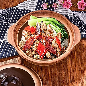 Casserole with Lid Chinese Clay Pot Japanese Clay Pot Korean Stone Pot Ceramic Cooking Pot Earthen Pot Stew Pot with Lid Family Restaurant Pot