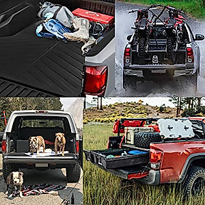 Rongtaod Fit 2005-2023 Toyota Tacoma Bed Mat Truck Bed Liner for 6ft Long Bed 2022 Tacoma Accessories (6 Ft Truck Bed Mat)