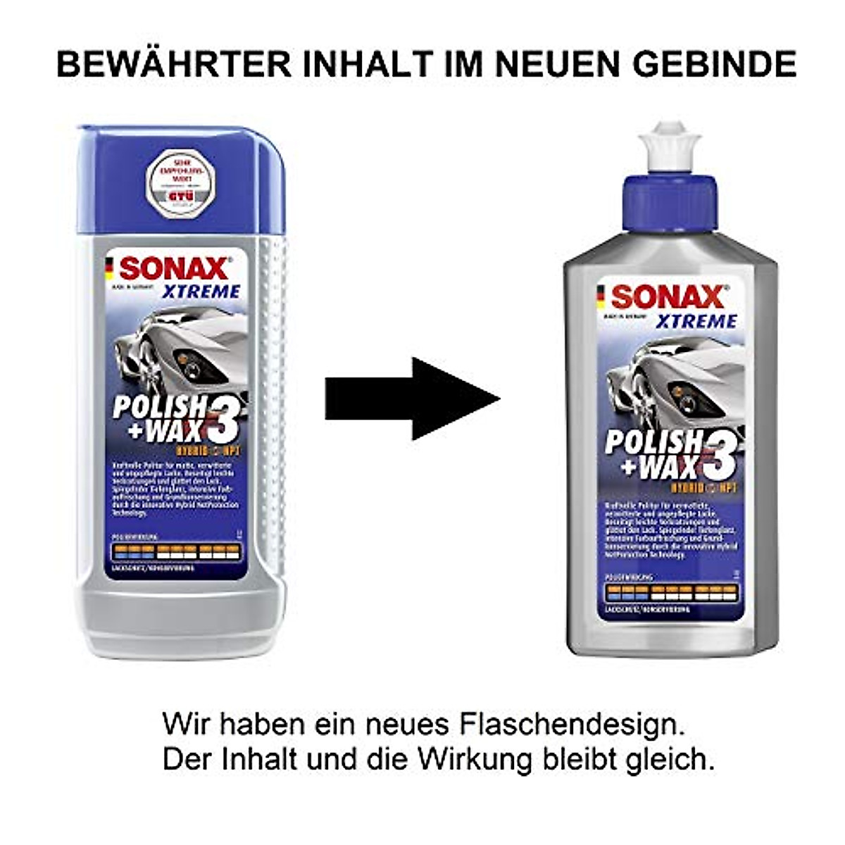 Sonax Xtreme 02027410 Polish and Wax 3 Hybrid NPT Set