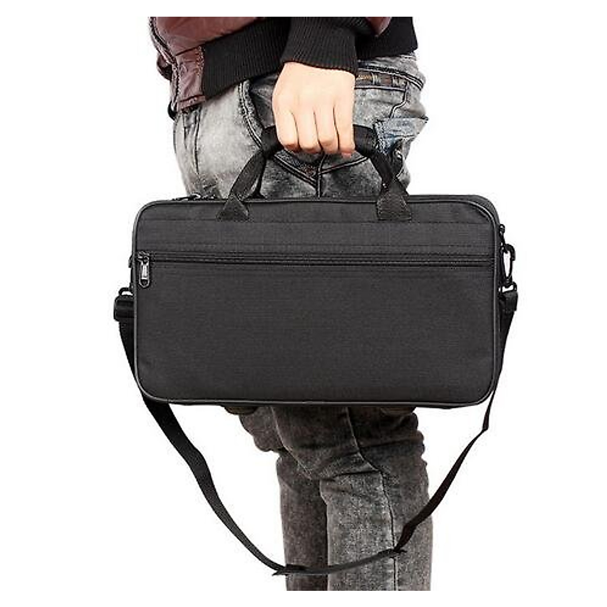 Tosnail 600D Water-resistant Foam Cotton Padded Clarinet Case, Clarinet Gig Bag