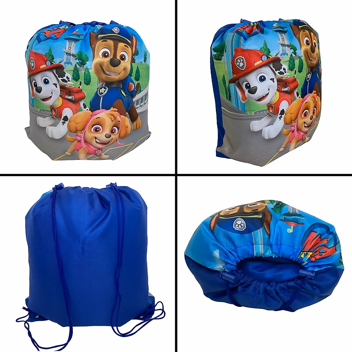 Paw Patrol Kids Soft Lightweight 2 Piece Sleeping/Slumber Bag and Sling Bag Set, 46"(L) X 26"(W), (Official Licensed Paw Patrol Product) by Franco