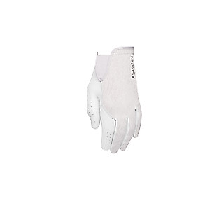 Callaway Golf X Spann Glove (Worn on Right Hand, Ladies, Medium/Large, White)