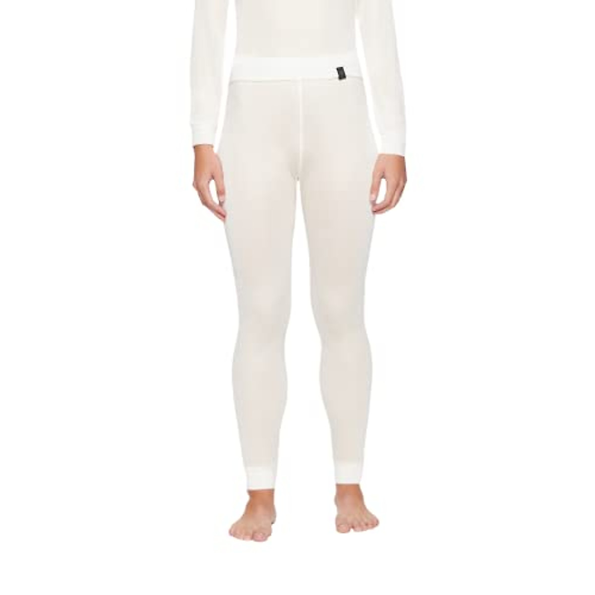 Terramar Women's Thermasilk Pointelle Pant, Natural, Medium