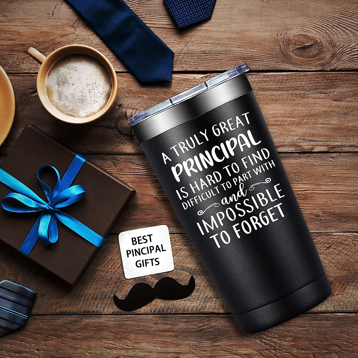 DOEARTE Principal Gifts - Principal Appreciation Gifts for Men - Principals Day, Teachers Appreciation Day, Christmas Gift for Principals - 20oz Tumbler