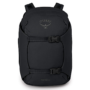 Osprey Porter 30 Travel Backpack, Black, One Size