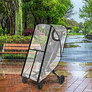 AnHuaYK Universal Baby Stroller Rain Cover - Weatherproof Shield to Safeguard Your Child from Wind and Rain
