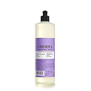 MRS. MEYER'S CLEAN DAY Liquid Dish Soap, Biodegradable Formula, Lilac, 16 fl. oz