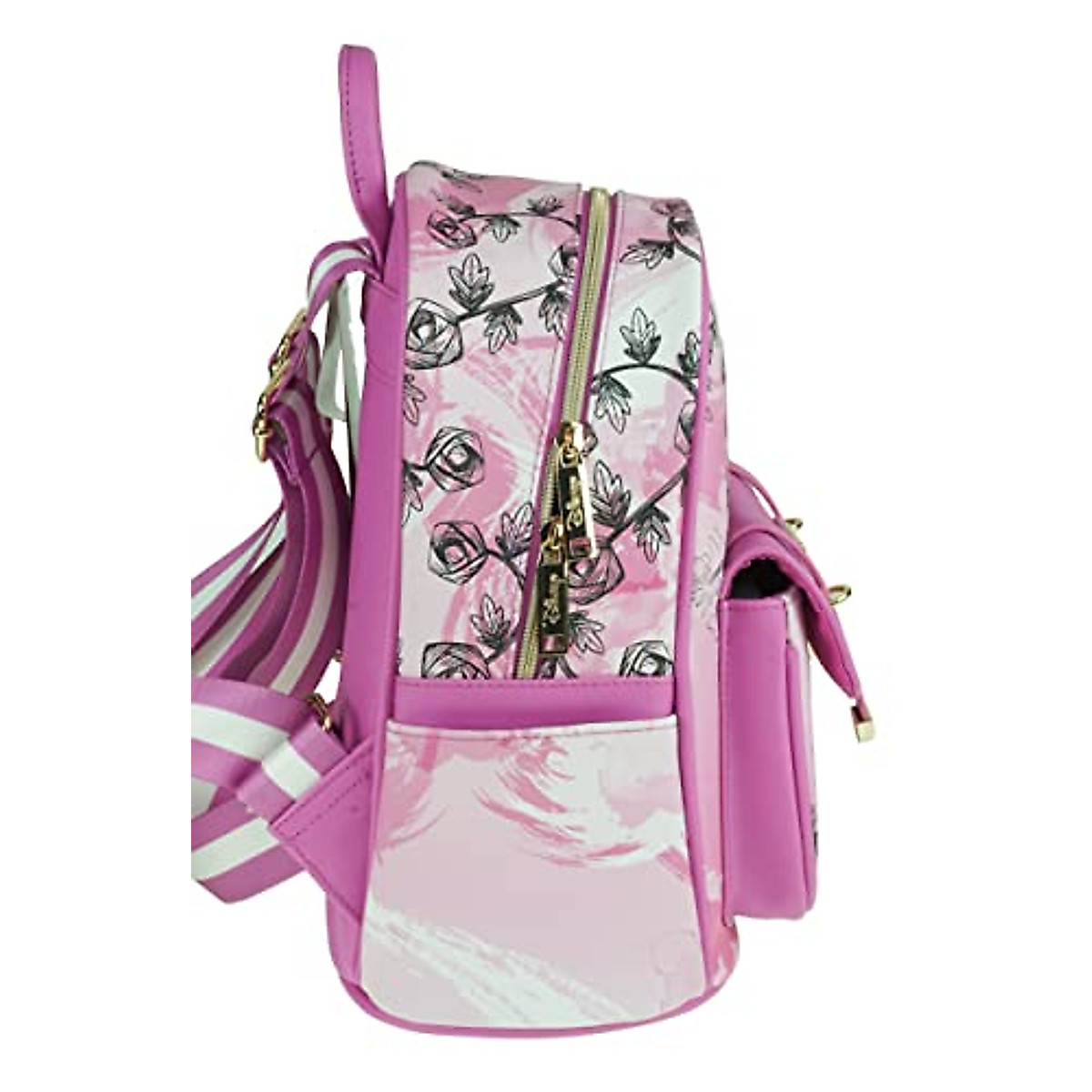 Alice in Wonderland - Cheshire Cat 11" Vegan Leather Mini Backpack - A21819