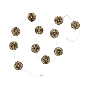 Creative Co-Op Paper Garland In Kraft Box, Multicolor