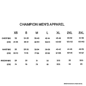 CHAMPION, Reverse Weave, Heavyweight Fleece Sweatpants for Men, 30", Oxford Gray C Logo, Medium