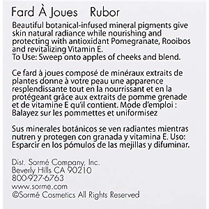 Sorme Cosmetics Mineral Botanicals Blush, Confidence