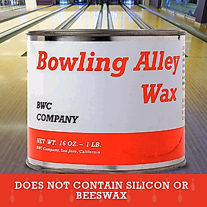Bowling Alley Wax, Clear Paste Wax, 16 oz. Can