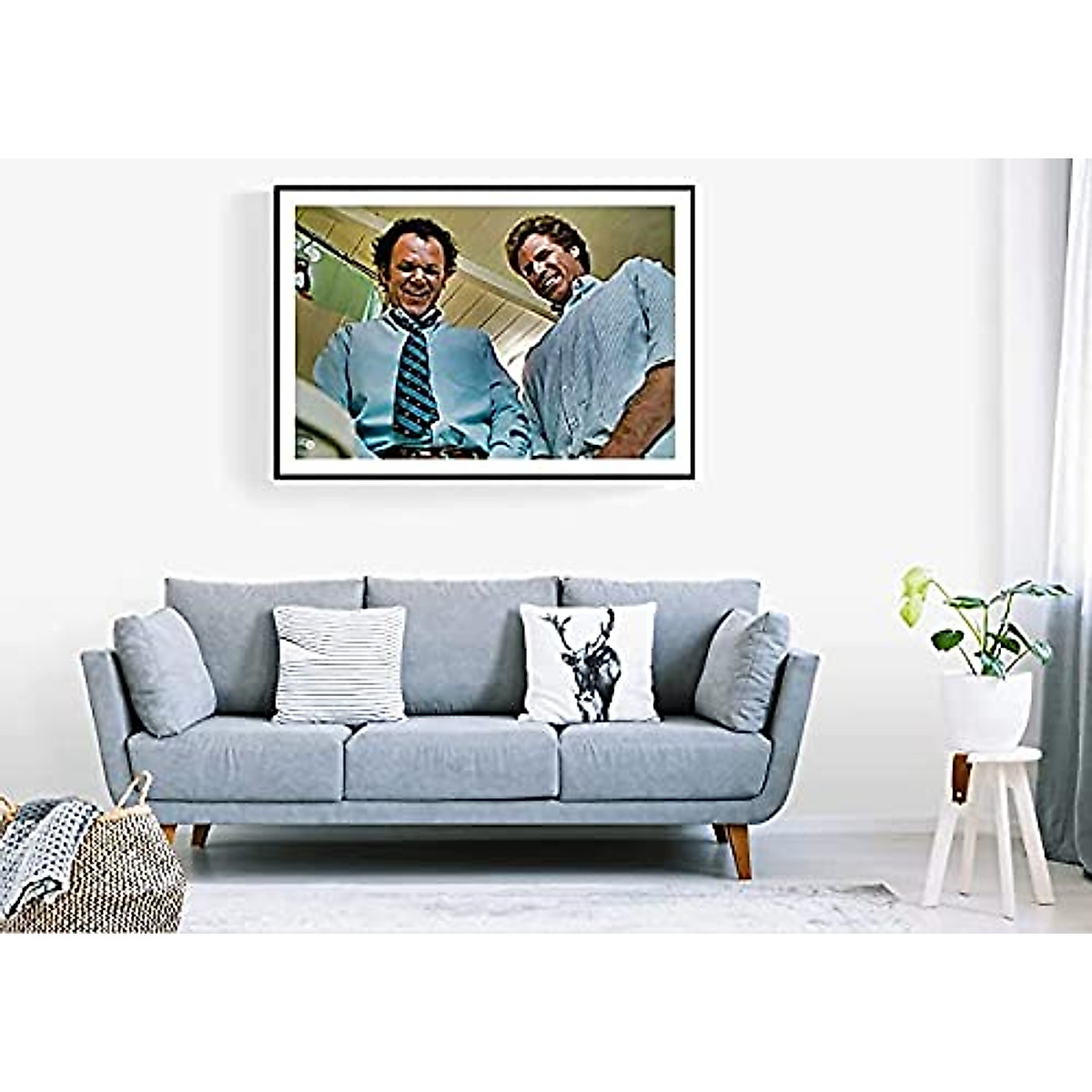 NATVVA Funny Bathroom Poster Canvas Wall Art Step Brothers - Sword Fight Poster Funny Canvas Wall Art Print On Canvas Home Decoration Painting No Frame