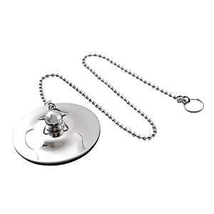 WOONEKY Bath Drainer Stopper Bathtub Kitchen Sink Stopper Bathtub Sink Stopper Bathtub Accessories Bathtub Drain Cover Hair Stopper for Tub Sink Drain Silver