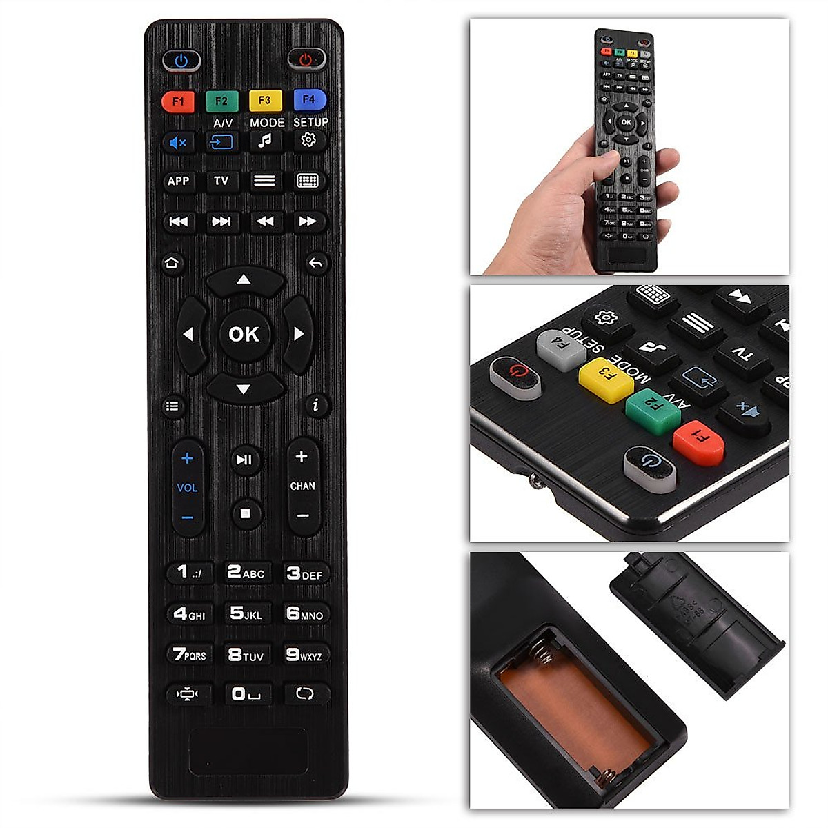 Tihebeyan MAG 254 TV Box Remote Control for Mag 250 254 255 260 261 270 IPTV TV Box Set, Smart TV Replacement Remote Control Top Box