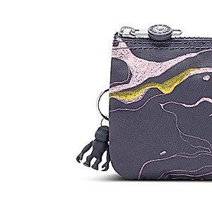 Kipling Womens WomenÂ’s Creativity Large Pouch, Versatile Cosmetics Kit, Lightweight Nylon Travel Organizer Wallet, Soft Marble, 7.25 L x 4.25 H 1.5 D US