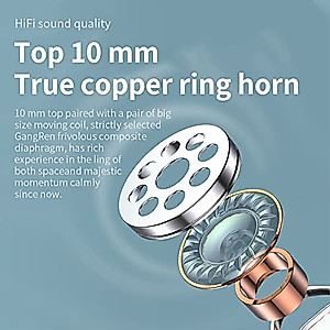 Tws Bluetooth 5.1 Earphone Wireless Headset Waterproof Deep Bass Earbuds Hi-fi Stereo Headphone Working Sport Earphones with Charging Case (Black)