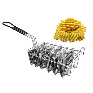 NC Taco Deep Shell Fryer Taco Holder Basket with Grip Handle, Practical, 4/6 Shells Optional - 6 Shells