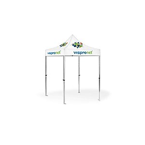 Vispronet 5x5 Canopy Tent Frame – 27lb Aluminum Frame with Height Adjustable Hexagonal Legs – Max Clearance Height of 7ft – Perfect for Pop Up Canopy, Beach Canopy, Camping Canopy – Frame Only