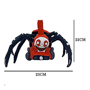 ULTHOOL Choo Choo Charles Plush, 8.5 Inches Choochoo Spider Train Plush Toys, Horror Game Stuffed Animal Doll for Kids and Fans Birthday Gifts (Style A)