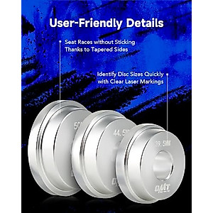 Orion Motor Tech Bearing Press Kit, 10pc Bearing Race and Seal Driver Set with Seal Driver and 9 Bearing Adapters, Seal Installer Bearing Driver Kit for Bearing Installation, with Blue Case