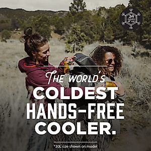 ICEMULE Urbano Backpack Cooler – Padded Straps, 100% Waterproof, 24+ Hours Cooling, Soft Sided Cooler for Hiking, Camping & Picnics, 30 Liter, Fits 20 Cans + Ice, Snow Grey