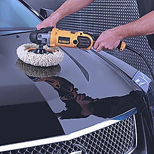 SIQUK 12 Packs Car Polisher Pad Bonnet Set (5 to 6 Inches) Including 10 Packs Microfiber Car Polishing Bonnet and 2 Packs Waxing Bonnet for Car Polisher