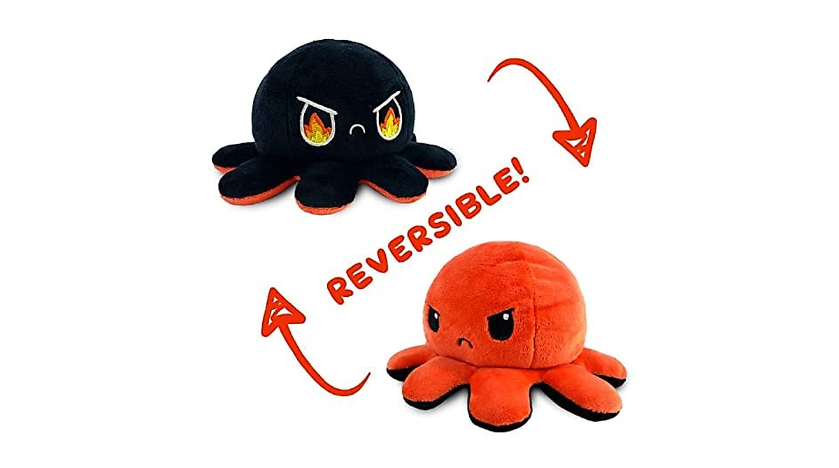 Reversible Octopus Plushie - Express Your Mood with TeeTurtle