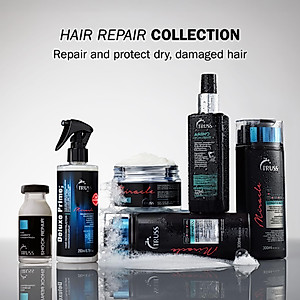 TRUSS Shock Repair - Damaged Hair Treatment Serum for Weekly Reconstruction + Ongoing Hair Repair - With Highly Concentrated Ampoules for Prime Hydration + Strength - (4 Week Supply)