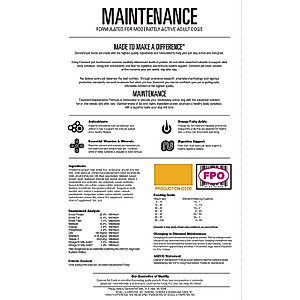 Diamond Premium Adult Dry Dog Food Maintenance Formula is a Complete and Balanced Diet Protein, Probiotics, and Healthy Fats That Provide High Nutritional Value in Adult Dogs 20lb