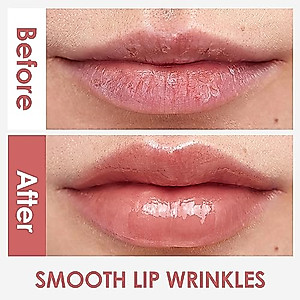 CARSLAN Hydrating Lip Gloss Serum, Moisturizing, Plunping, Shiny Lip Glow, Tinted Lip Care with Vitamin E, Crithmum Maritimum Essential oil, G103