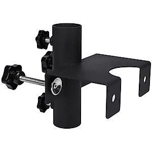 VANROUG Heavy Duty Parasol Holder Patio Umbrella Stand Mount Umbrella Stand Bench Buddy Umbrella Holder Fixed Clip Umbrella Clamp for Deck,Chair,Desk,Dock,Beach Courtyard Balcony,Boats,Tailgates