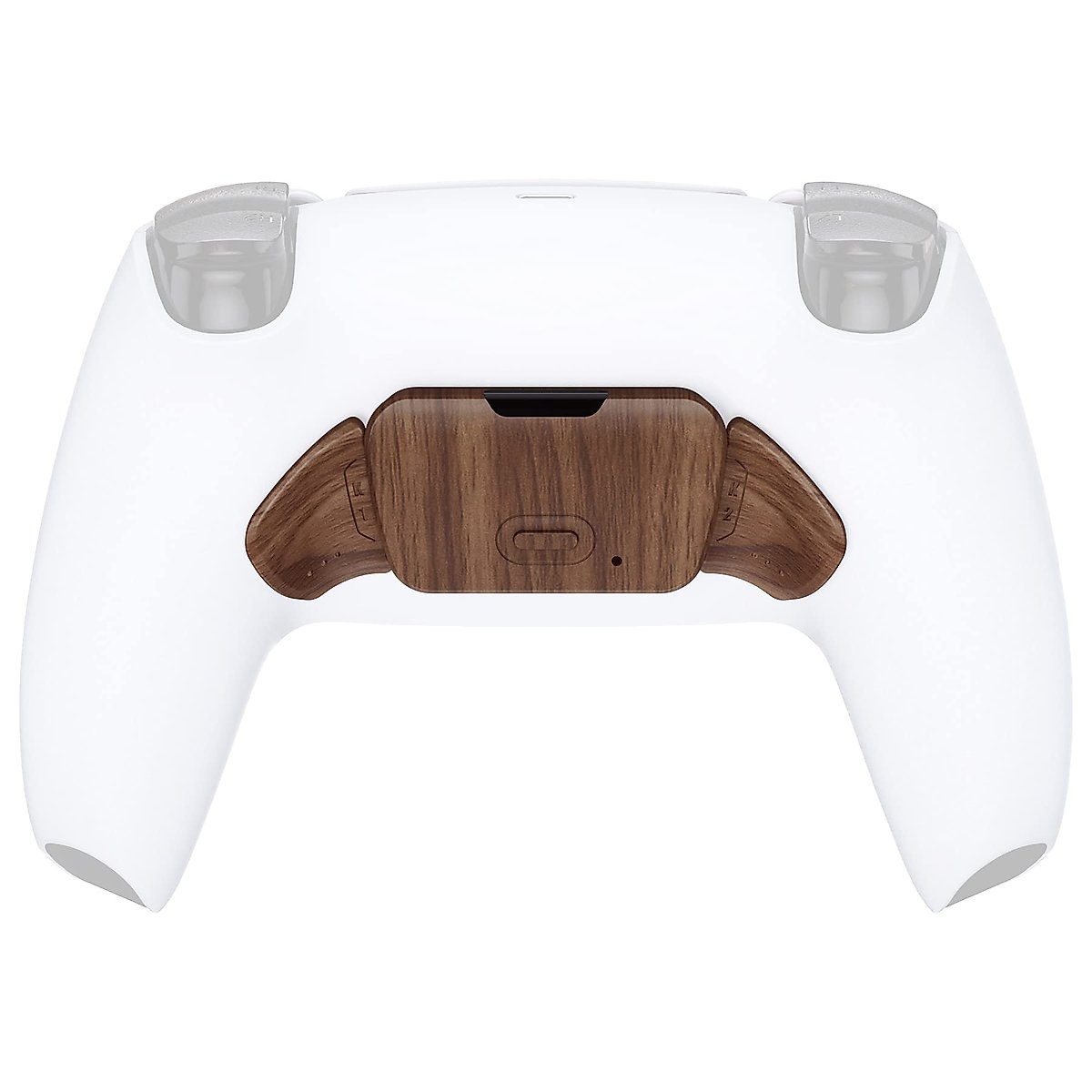 Wood Grain Replacement Redesigned K1 K2 Back Button Housing Shell for PS5 Controller eXtremerate Rise Remap Kit - Controller & Rise Remap Board NOT Included