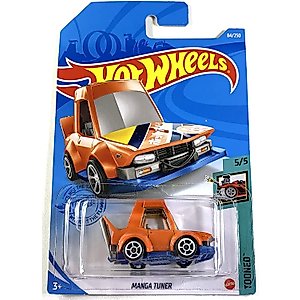 Hot Wheels 2021, Manga Tuner Orange, Tooned 5/5, 84/250