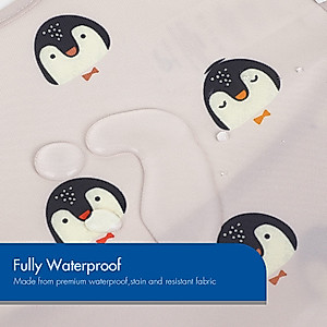 Soarwg Kids Bibs, Baby Bibs, Baby Bibs for Boy and Girl, Great Travel Baby Bibs for Eating, Mess Proof Bibs for Baby Unisex, Toddler Feeding Bibs, 5 Pack