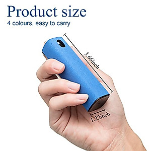 4 Pcs Screen Cleaner Portable Touchscreen Mist Cleaner Mini Phone Cleaner Empty Screen Cleaner Spray Bottle for Phone Laptop Tablet Screens Computer Sanitizer Refillable Alcohol Accessory, 4 Colors