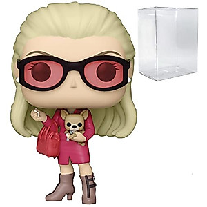 POP Legally Blonde - Elle Woods with Bruiser Funko Vinyl Figure (Bundled with Compatible Box Protector Case), Multicolor, 3.75 inches