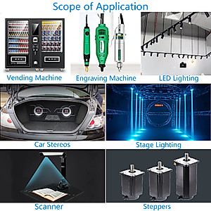 36V 16.6A 600W DC Switching Power supply Adapter PSU AC-DC 36Volt Industrial Transformer Converter 0-13/10/8/5amps Drive Sensor Monitoring System Lamp Meter Controller Electric Motor Fan SMPS 110V/220