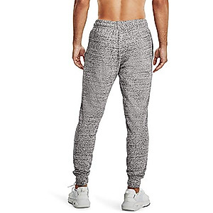 Under Armour Mens Rival Terry Joggers , Onyx White (112)/Onyx White , X-Large