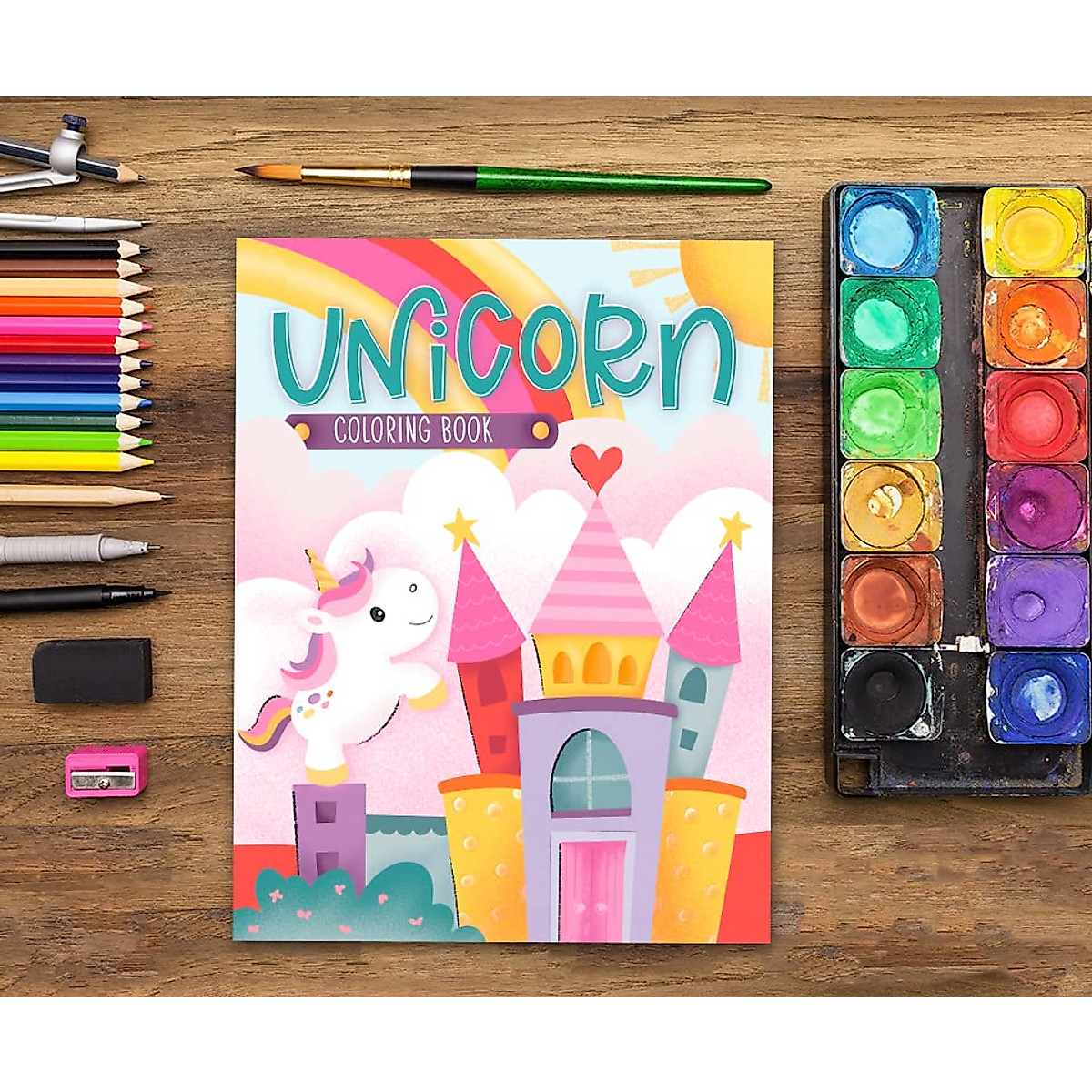 Unicorn Coloring Book: Ages 4-9