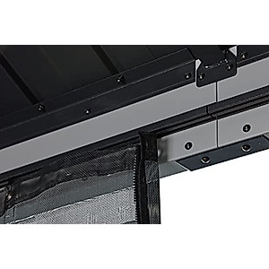 Sojag Outdoor 12' x 12' Lena Hardtop Gazebo Heavy Duty Aluminum Outdoor Sun Shelter, Anthracite