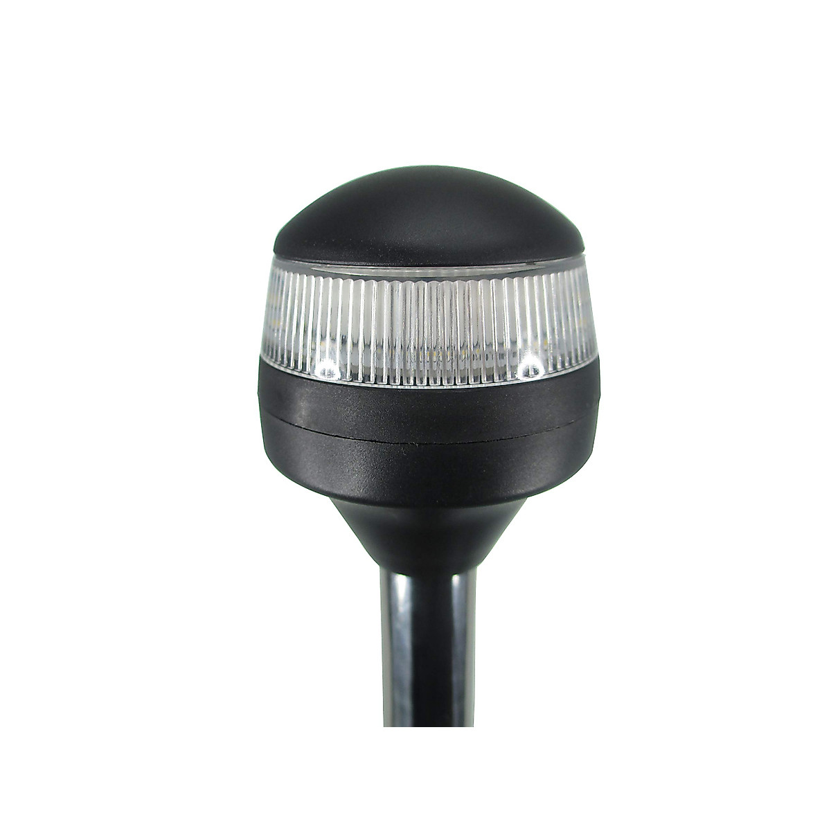 Pactrade Marine White LED 24'' All Round Stern Anchor Plug-In Light Pole USCG ABYC A16 2NM for Pontoon Fishing Boat and Yacht