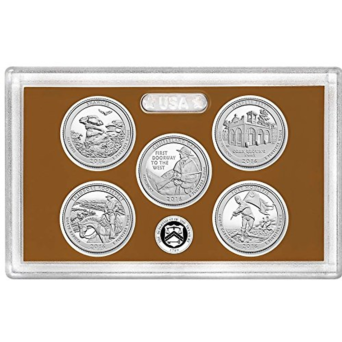 2016 S US Proof Set National Parks Quarters Comes in US Mint Packaging Proof