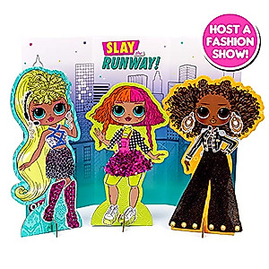 L.O.L. Surprise! 2-in-1 Fashion Design Activity Kits by Horizon Group USA, Includes 2 DIY Fashion Craft Kits, Create 100+ Designs with Fashion Plates, Dress-Up Dolls with Reusable Fabrics & Stickers