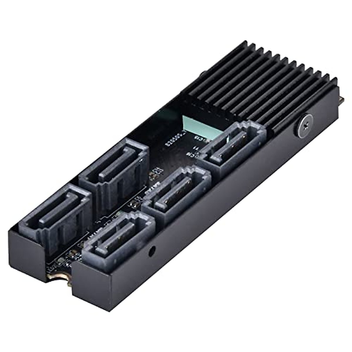SilverStone Technology ECS07 5-Port SATA Gen3 6Gbps Non-RAID M.2 PCIe Storage Expansion Card, SST-ECS07