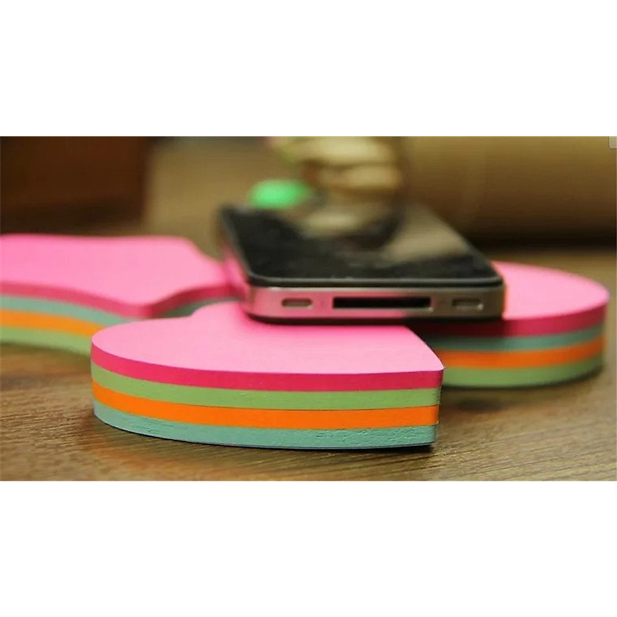 Colorful Sticky Notes in 10 Different Shapes, Separate Packing,Bundle Pack - 10 Pads 100 Sheets Per Pads (1000 Sheets!)