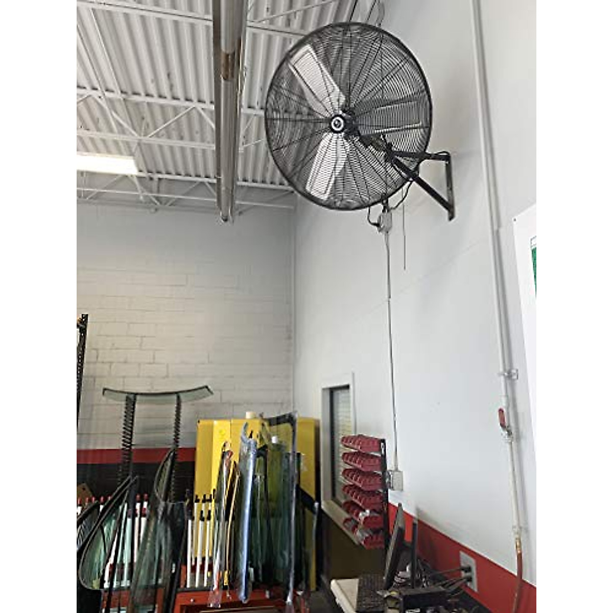 TPI 8749102 CACU24WO Oscillating Commercial Wall Fan, 24"