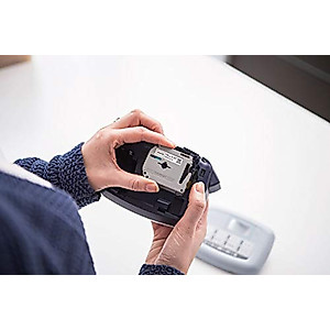 Brother M-K231SBZ Labelling Tape Cassette, Black on White, 12 mm (W) x 4 m (L), Brother Genuine Supplies